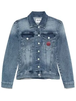 Moschino Logo-patch Denim Jacket