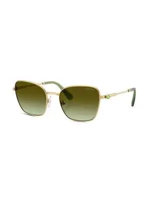 SWAROVSKI Oversized Sunglasses - Gold