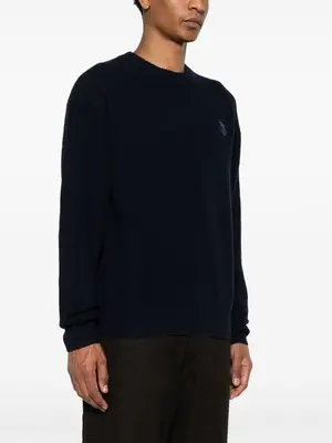Maison Kitsuné Bold Fox Head-patch Ribbed Sweater