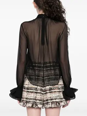 Giambattista Valli Semi-sheer Top