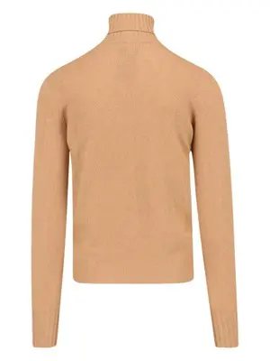 DRUMOHR Roll-neck Cashmere Sweater - Neutrals