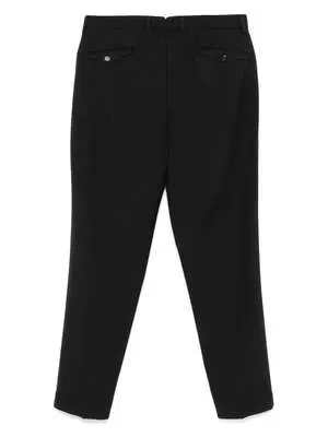 DELL'OGLIO Pleated Tailored Trousers - Black