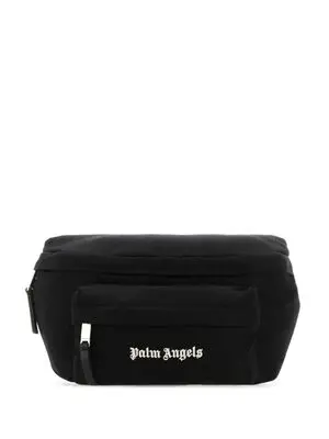 Palm Angels Logo-embroidered Belt Bag - Black