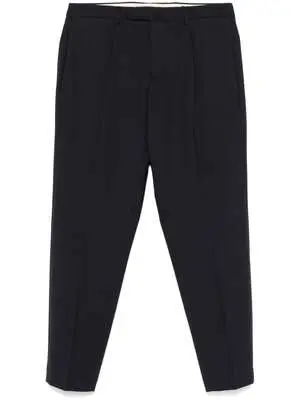 DELL'OGLIO Pleated Tailored Trousers - Blue
