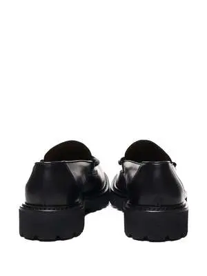 DOUCAL'S Calfskin Loafers - Black