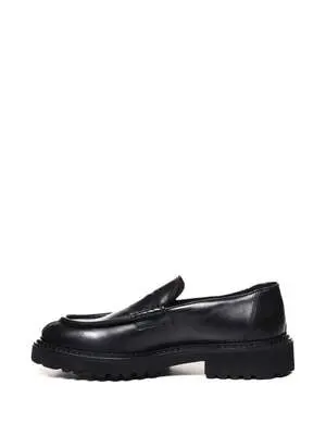 DOUCAL'S Calfskin Loafers - Black