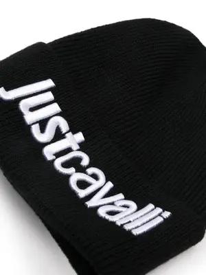Just Cavalli Embroidered-logo Beanie
