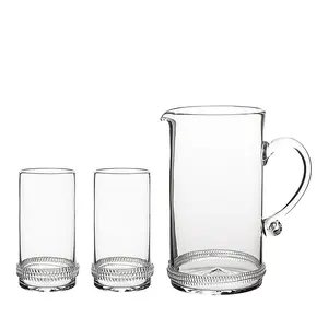 JULISKA Dean Pitcher & Highball Glass, Set Of 3 - No Color