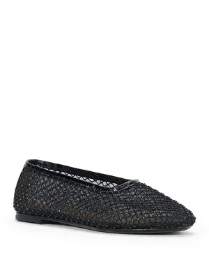 Staud Alba Ballet Flats - Black