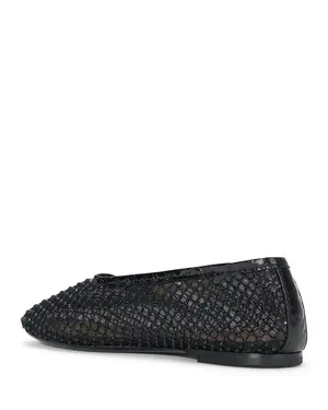 Staud Alba Ballet Flats - Black
