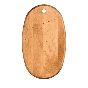 J.K. ADAMS 14 Distressed Oval Serving Board - Maple