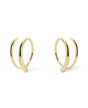 ANA LUISA Harley Double Hoop Earrings - Gold