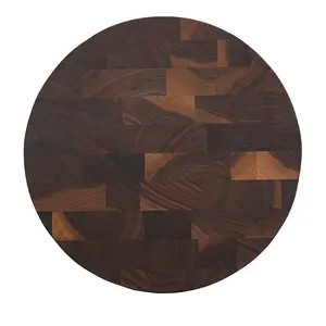 J.K. ADAMS 12 Round End Grain Board - Walnut