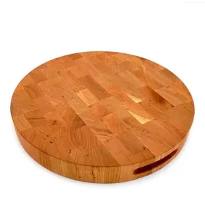 J.K. ADAMS 16 Round End Grain Board - Cherry