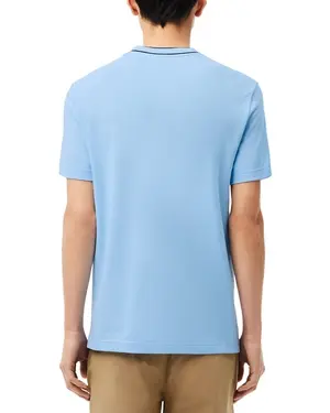 Lacoste Pima Cotton Logo Tee - Blue