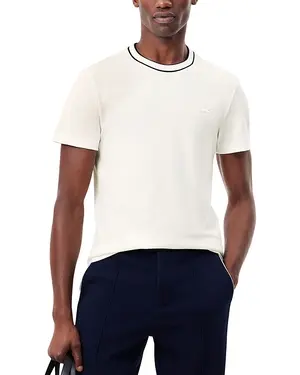 Lacoste Pima Cotton Logo Tee - White