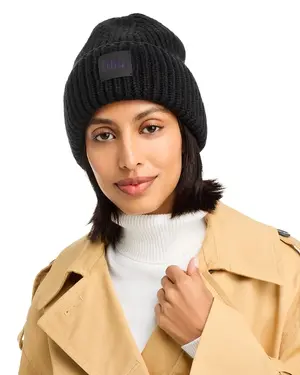 UGG Chunky Rib Knit Beanie - Black