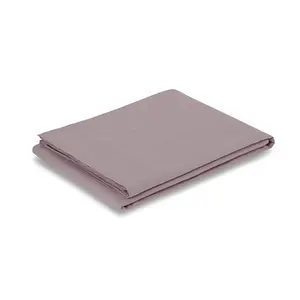 PIGLET IN BED Linen Blend Flat Sheet - Elderberry