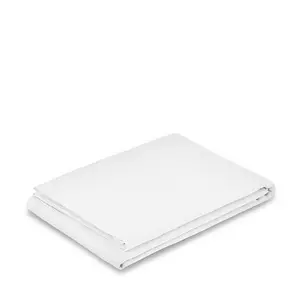 PIGLET IN BED Linen Blend Flat Sheet - White
