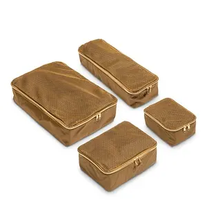 ROYCE & ROCKET Packing Cubes Set Of 4 - Tobacco