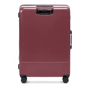 ROYCE & ROCKET The Castle Midsize 28" Expandable Luggage - Burgundy/cloud Pink