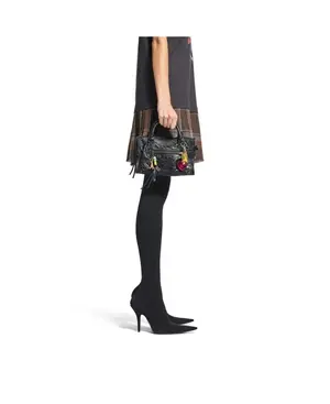 Balenciaga Le City Mini Bag With Charms - Black
