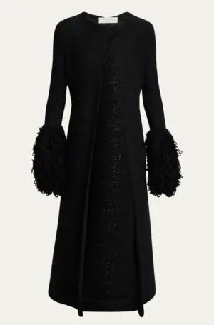 Gabriela Hearst Gabriela Hearst Elete Textured Coat - Black