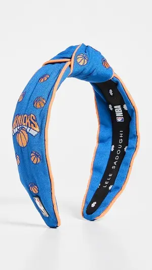 Lele Sadoughi Lele X New York Knicks Embroidered Headband