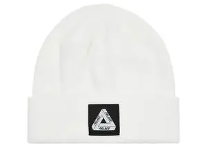 PALACE Triferg Patch Beanie - White