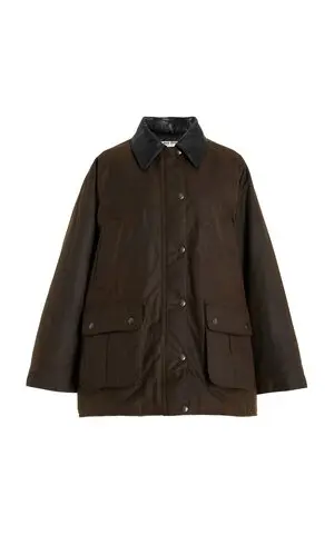Miu Miu Padded Waxed Cotton Jacket