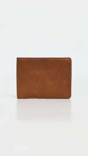 Shinola Leather Bifold Wallet - Tan