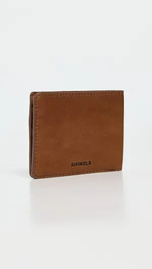 Shinola Leather Bifold Wallet - Tan