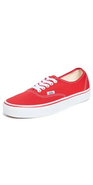 VANS Authentic Canvas Sneakers - Red