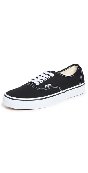 VANS Authentic Lace Up Sneakers - Black/white