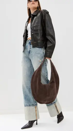 MAEDEN Market Suede Tote - Suede Cacao