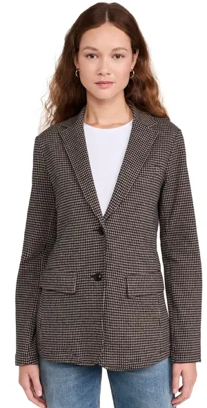 Faherty Brand Houndstooth Inlet Blazer