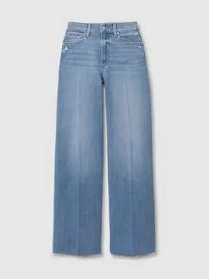 Paige Anessa Cropped Flared Jeans