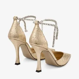 JIMMY CHOO Stevie 100 Pumps - Silver