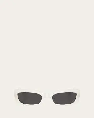 KHAITE X OLIVER PEOPLES Ov5575su Rectangle Sunglasses - Dark Grey