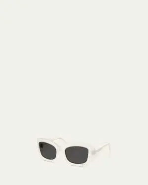 KHAITE X OLIVER PEOPLES Ov5575su Rectangle Sunglasses - Dark Grey