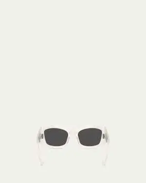 KHAITE X OLIVER PEOPLES Ov5575su Rectangle Sunglasses - Dark Grey