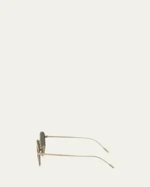 Oliver Spencer Ov1347st Sunglasses - Gold Grey