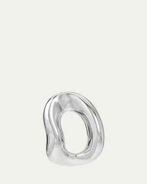Charlotte Chesnais Sterling Shima Hoop Earring - Silver