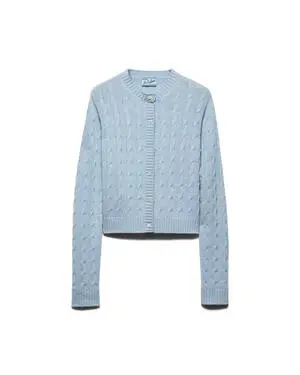 Prada Re-cashmere Cardigan - Light Blue