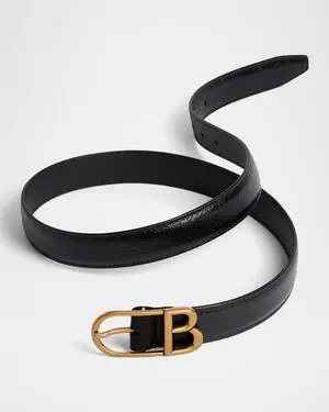 Balenciaga Classic B Belt 25 - 1000 Black