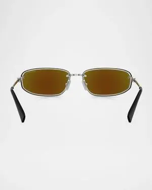 Miu Miu A50s Rimless Sunglasses - Pink