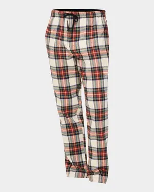 Majestic International Cotton Flannel Lounge Pants - Pumpkin Spice