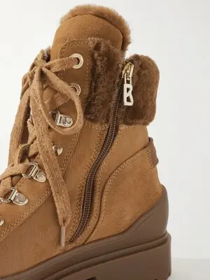 Bogner St. Moritz 18 Shearling-lined Suede Ankle Boots