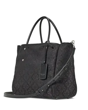 Kate Spade New York Spade Flower Jacquard Tote - Black Multi
