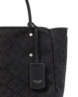 Kate Spade New York Spade Flower Jacquard Tote - Black Multi